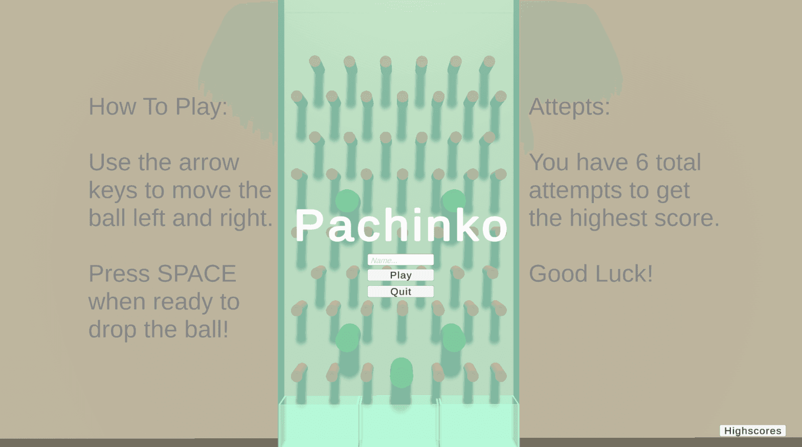 Unity Play | Pachinko V.0.2.1 game