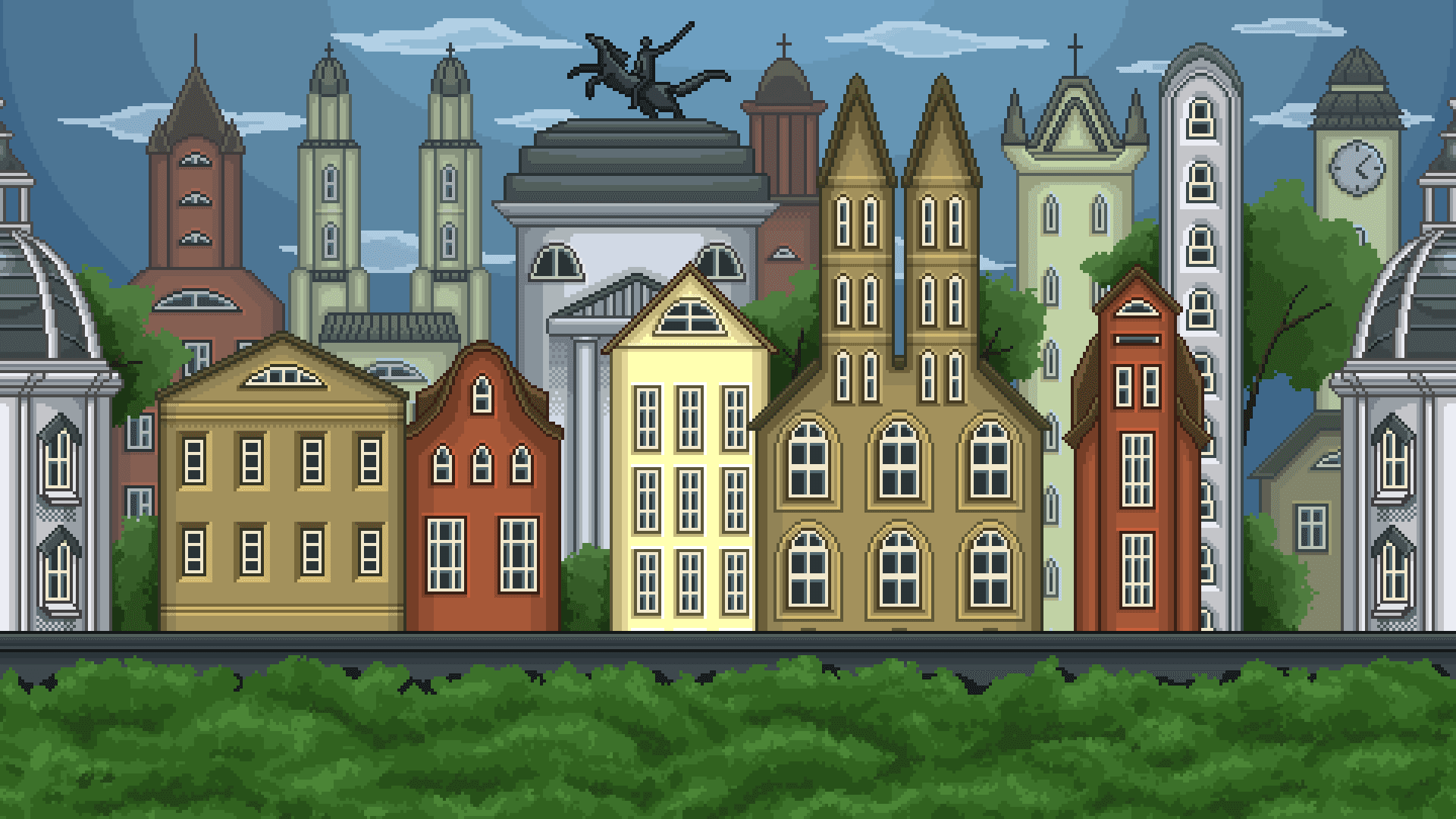 Unity Play | Backgrounds - City_OG_4 Demo game